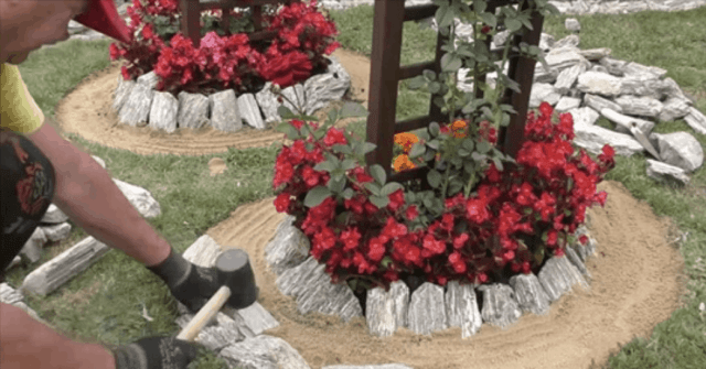 Improve your garden: 30 Inspiration ideas for round shape flower beds ...