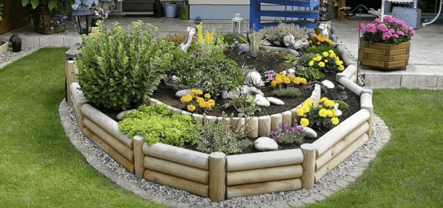 Improve your garden: 30 Inspiration ideas for round shape flower beds ...
