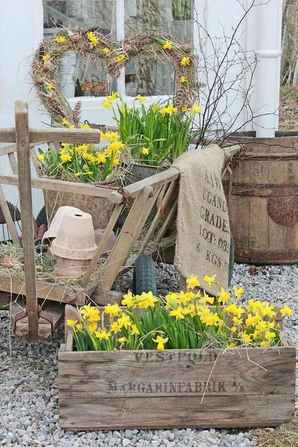 26 Great ideas and decorations for a spring atmosphere in your yard and ...