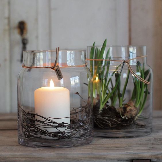 Light up your home with this beautiful DIY candle decorations - 35 ...