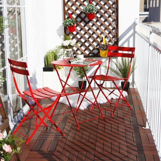 30 Amazing ideas with red ... touches in your yard, garden or balcony ...