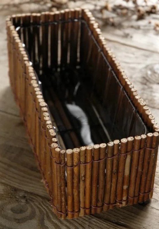 25 Inspirational ideas for beautiful natural DIY pots from wicker and ...