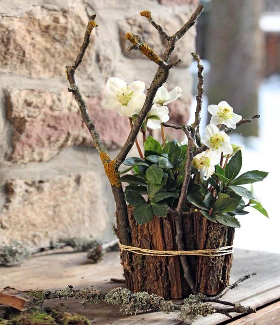 22 Wonderful DIY decoration crafts with ordinary wooden bark to ...
