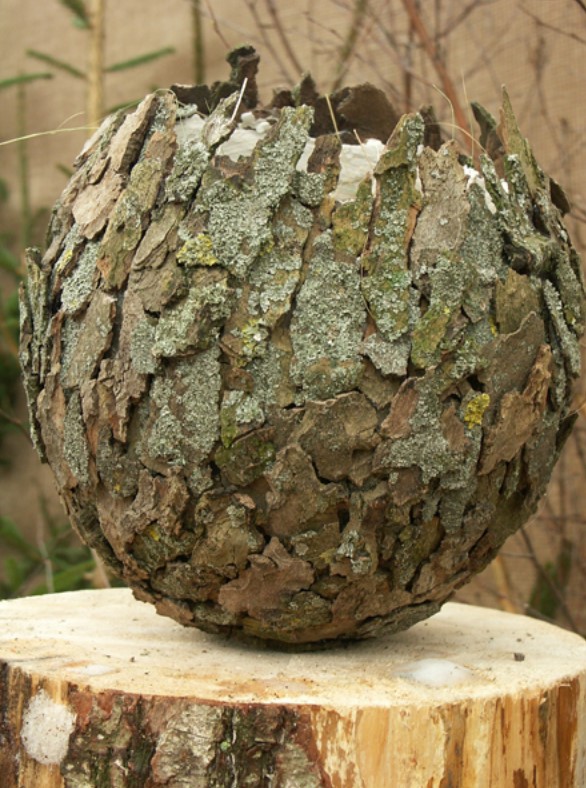 22 Wonderful DIY decoration crafts with ordinary wooden bark to ...