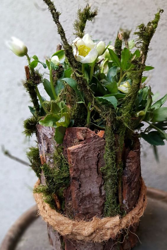22 Wonderful DIY decoration crafts with ordinary wooden bark to ...