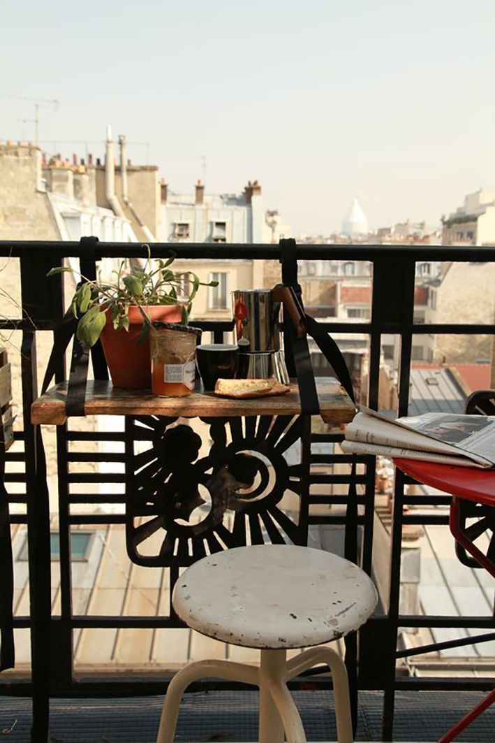 Small bar or hanging balcony tables, 22 amazing variations for tiny ...