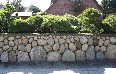 Stone fences and investments: 30 inspirational ideas for a beautiful ...