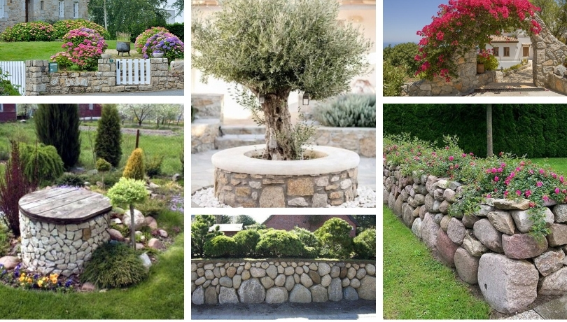 Stone fences and investments: 30 inspirational ideas for a beautiful ...