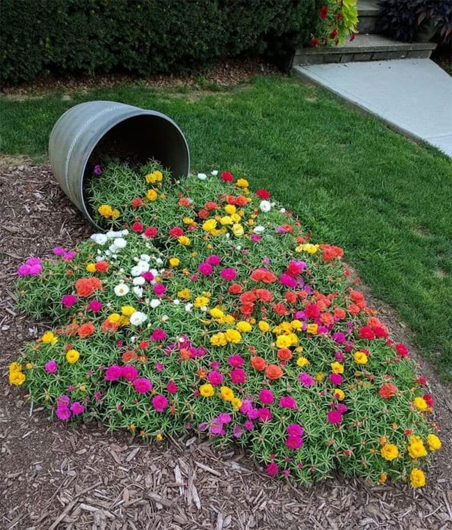 38 Beautiful and inexpensive DIY ideas to equip a flower garden in ...