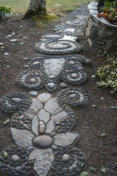 Create beautiful mosaic paths in your garden: 28 DIY ideas that will ...