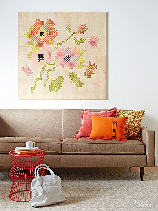 Embroidery in interior decoration - 36 wonderful inspiration ideas | My ...