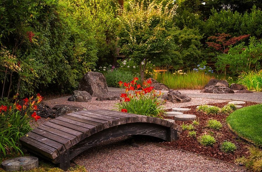 Small decorative and stylish garden bridges for summer cottages: 40 ...