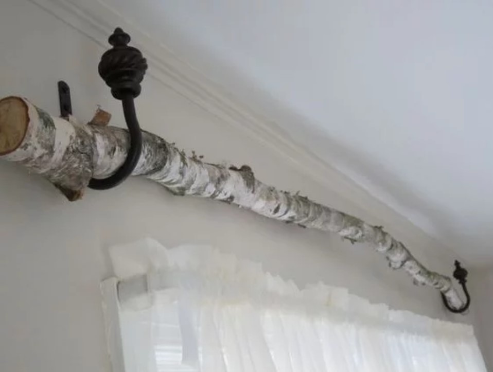 Rustic - farmhouse DIY curtains and rods: 28 original ideas that you ...