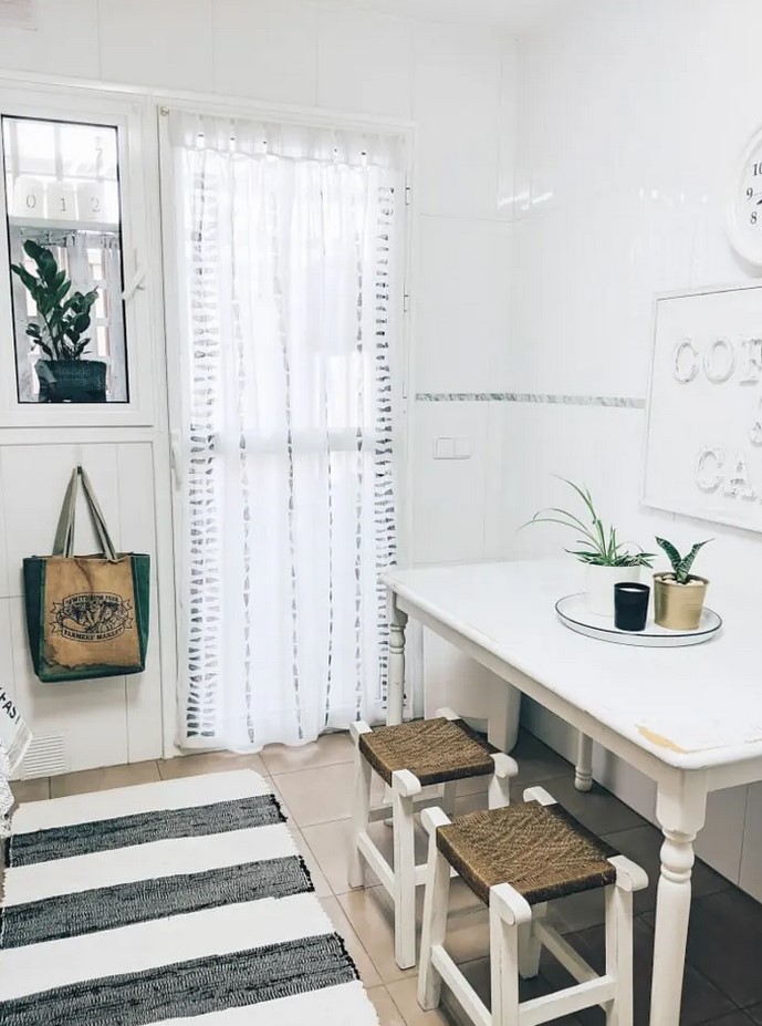 Rustic - farmhouse DIY curtains and rods: 28 original ideas that you ...