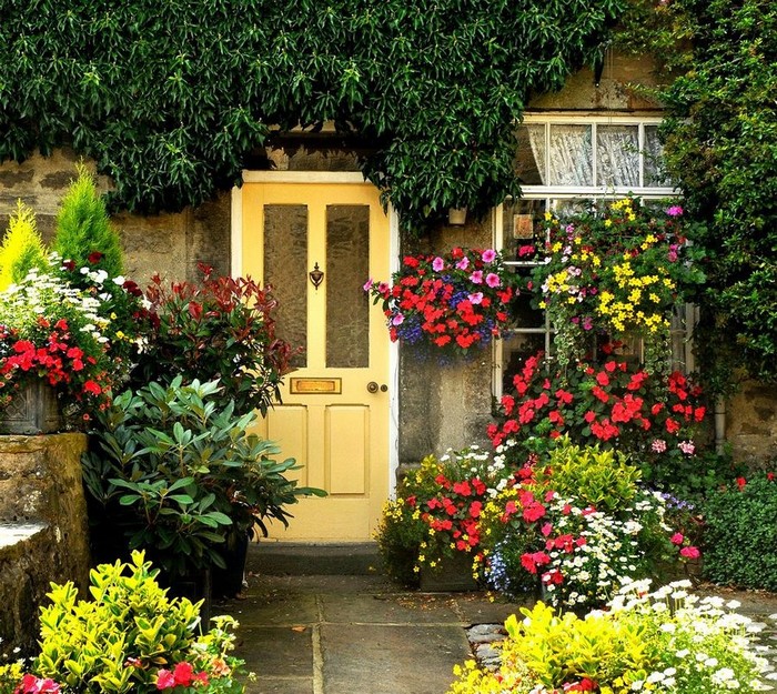 43 Ideas with beautifully designed flower beds for small cottage yards ...