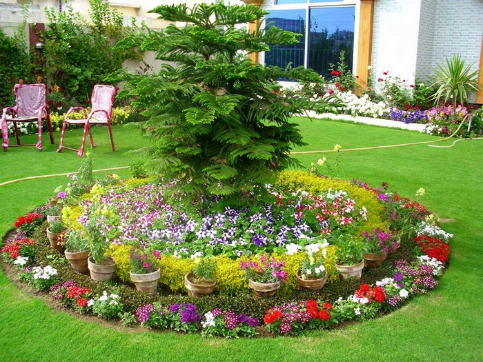 43 Ideas with beautifully designed flower beds for small cottage yards ...