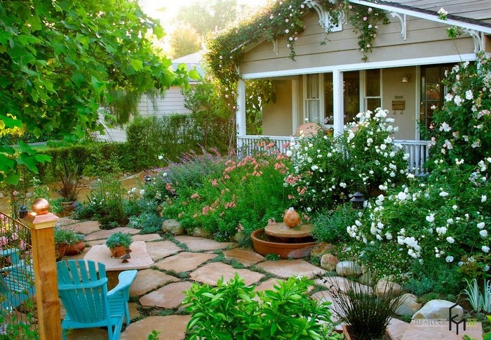 43 Ideas with beautifully designed flower beds for small cottage yards ...