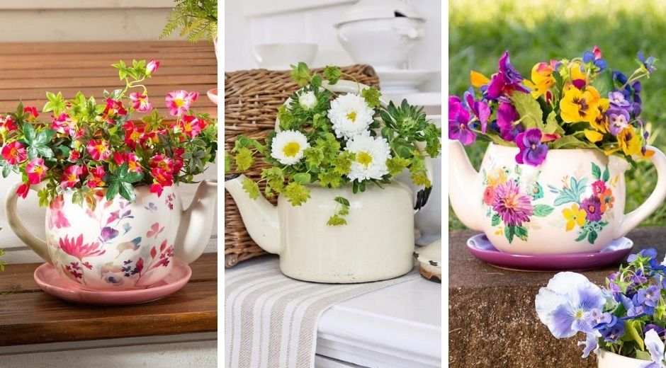 Planting in old tea crockery: 20 Ideas to create an amazing mini garden ...