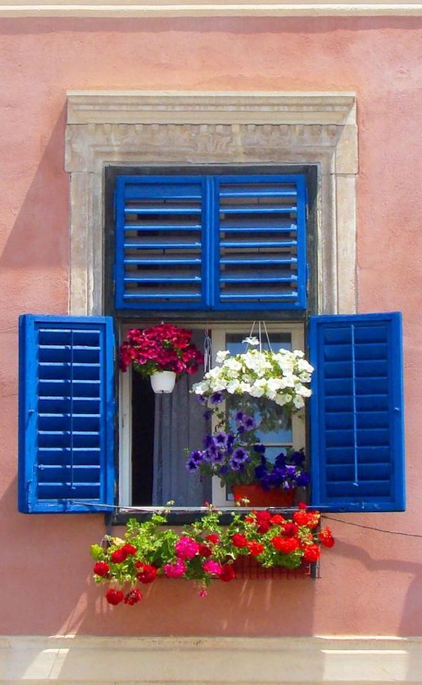 Absolutely gorgeous beautiful windows with colorful, magical flowers ...