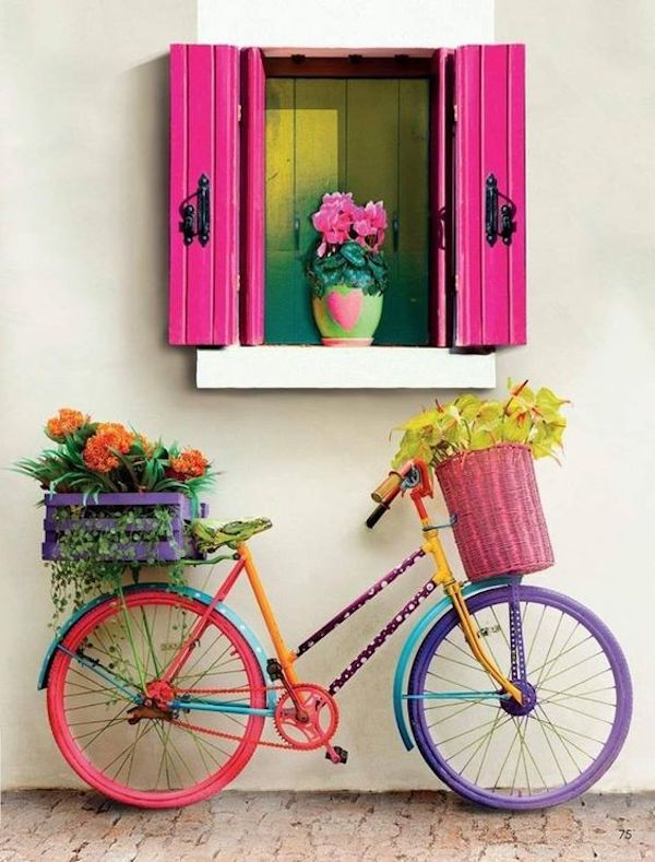 Absolutely gorgeous beautiful windows with colorful, magical flowers ...