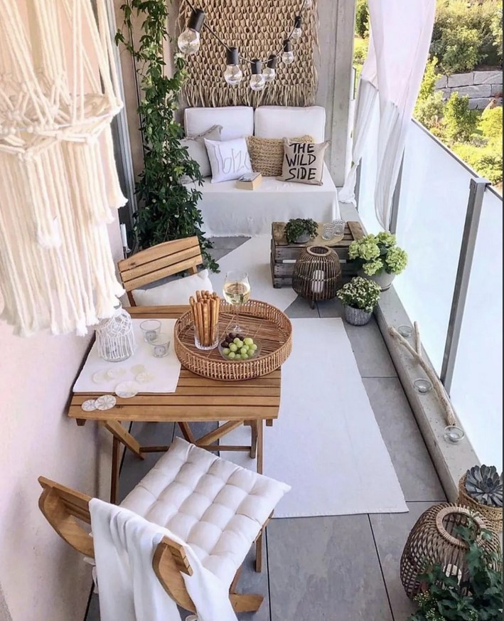 How to arrange a small balcony to create a cozy space - 32 amazing ...