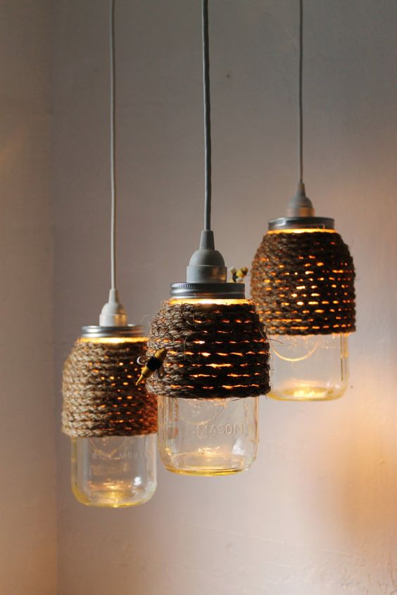 23 Cute DIY light fixtures that fit perfectly into any room design | My ...