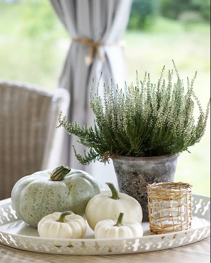 20 ideas for atmospheric autumn decorations on the terrace | My desired ...