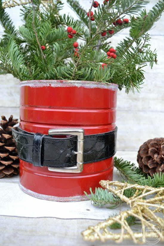 20 DIY Christmas decoration ideas from metal cans | My desired home