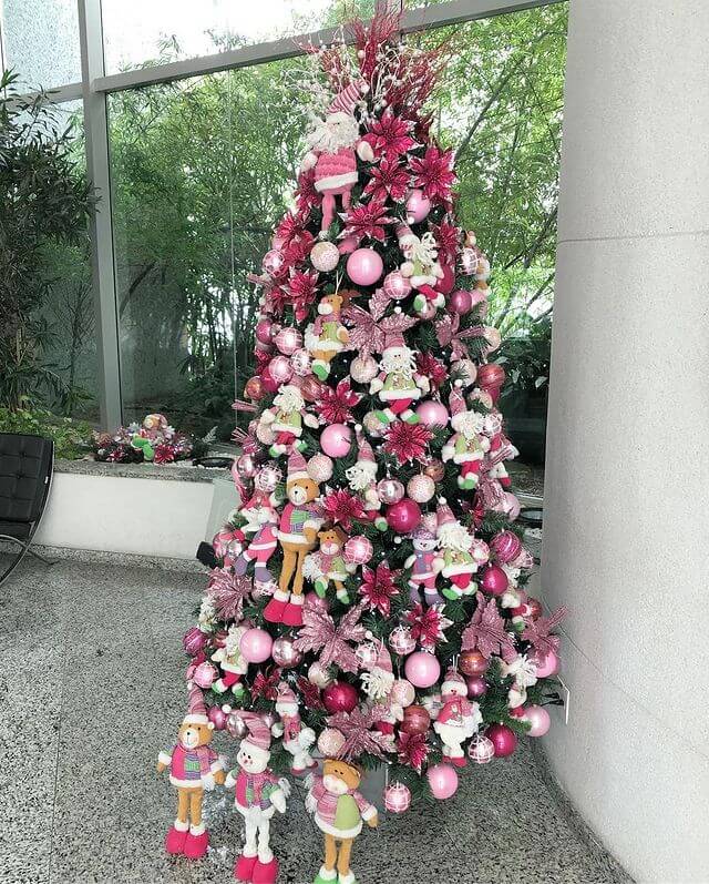 Decorating a Christmas Tree with Flowers: 40 Charming Ideas for Your ...