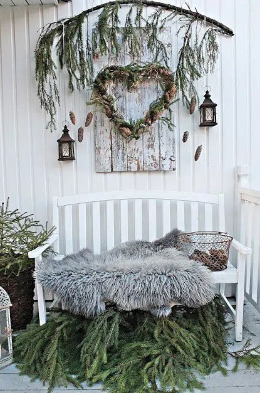 20 Beautiful Christmas ideas and inspirations for terraces and ...