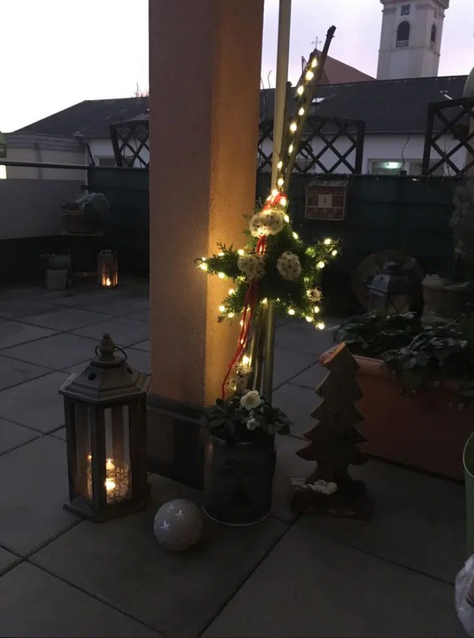 20 Beautiful Christmas ideas and inspirations for terraces and ...