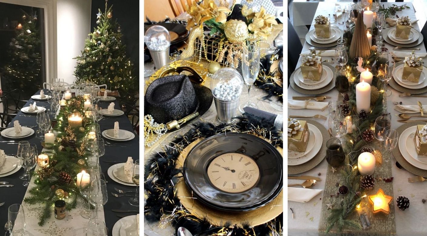 Spectacular New Year's table arrangements - Tricks and ideas | My ...