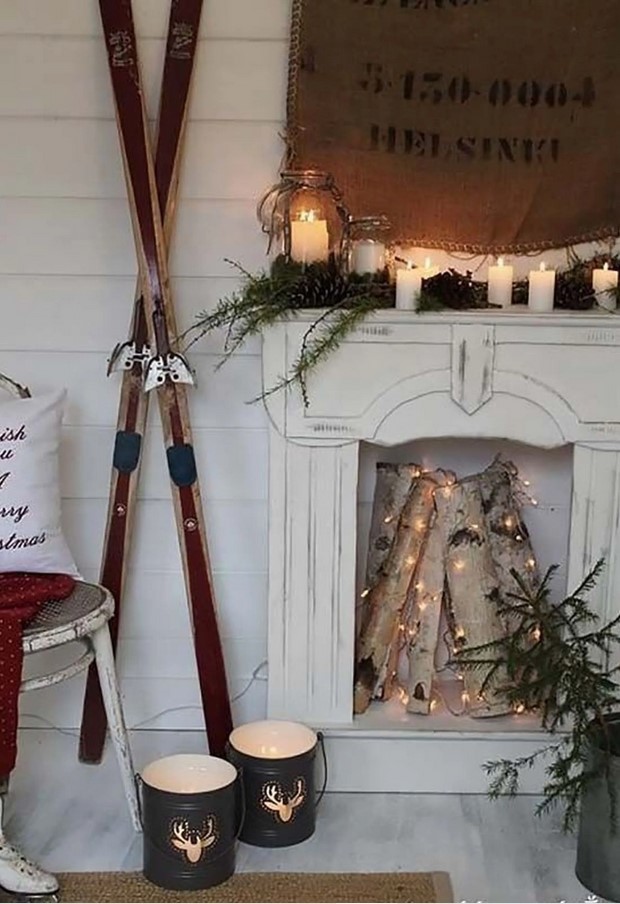 Decorate for Christmas in the style of a country house: 34 ideas for ...