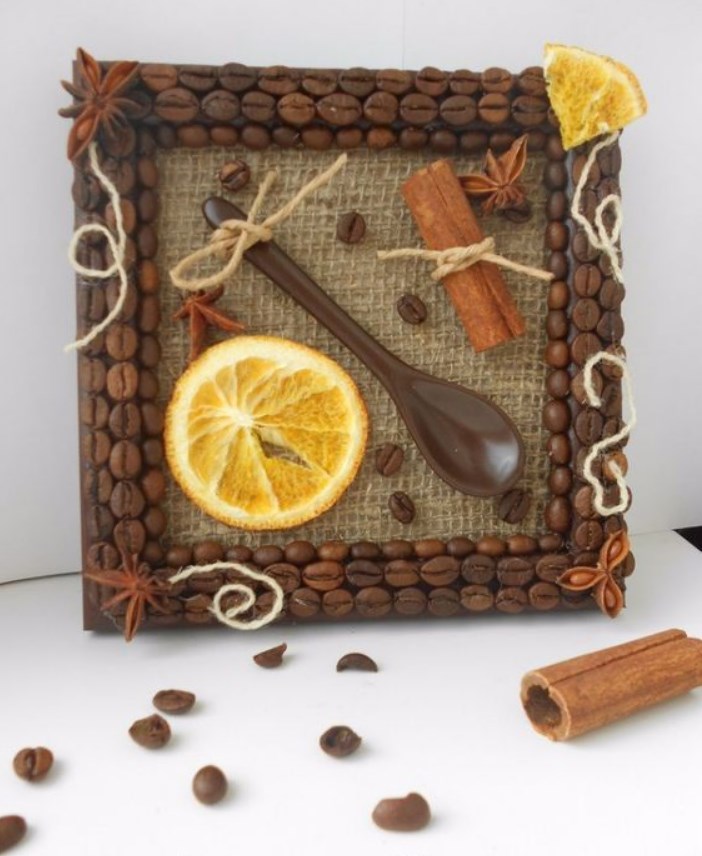 How to use ordinary coffee beans to create beautiful DIY decorative ...