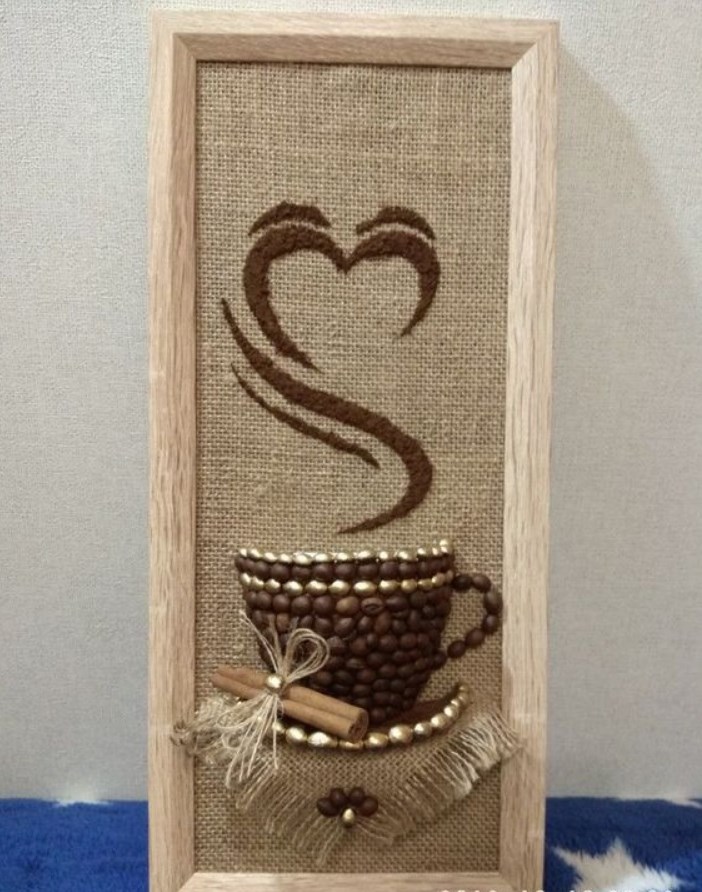 How to use ordinary coffee beans to create beautiful DIY decorative ...