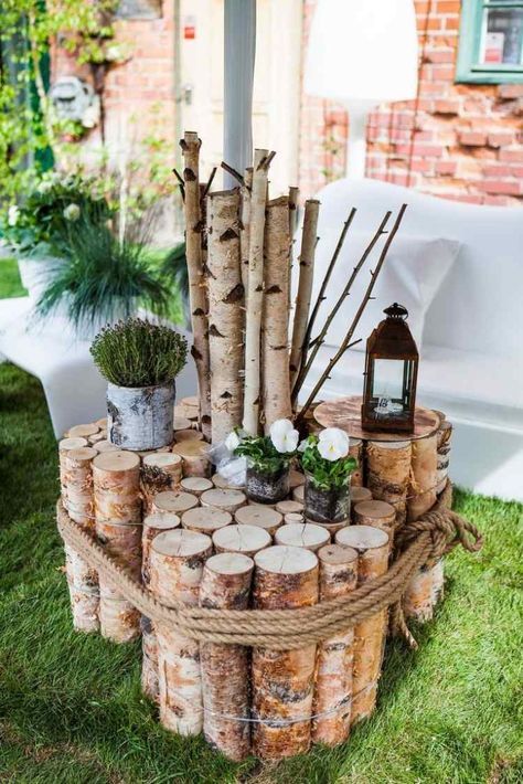 Amazing DIY garden decorations with twigs and wood - 25+ inspirational ...
