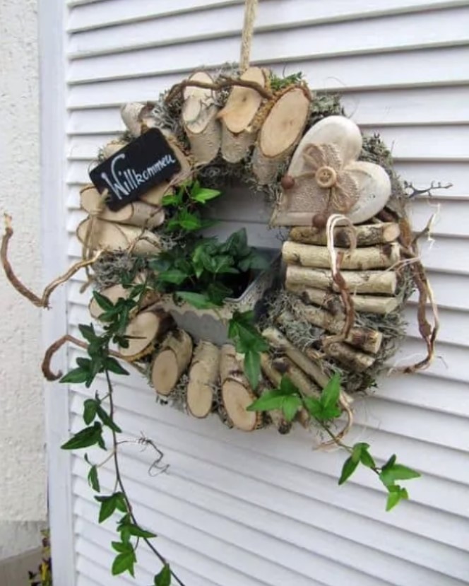 Amazing DIY garden decorations with twigs and wood - 25+ inspirational ...