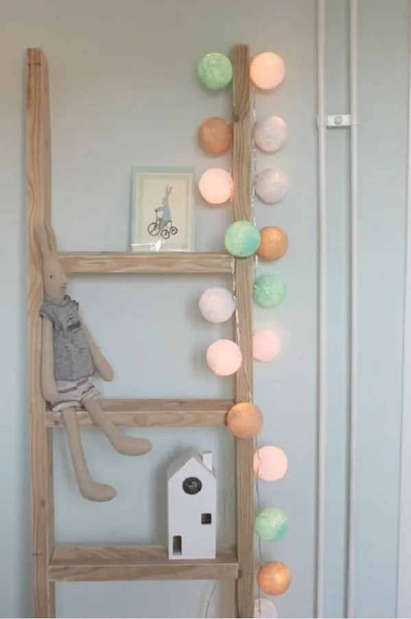 Decorative ladder: 50 ideas for decorating and organizing your home ...