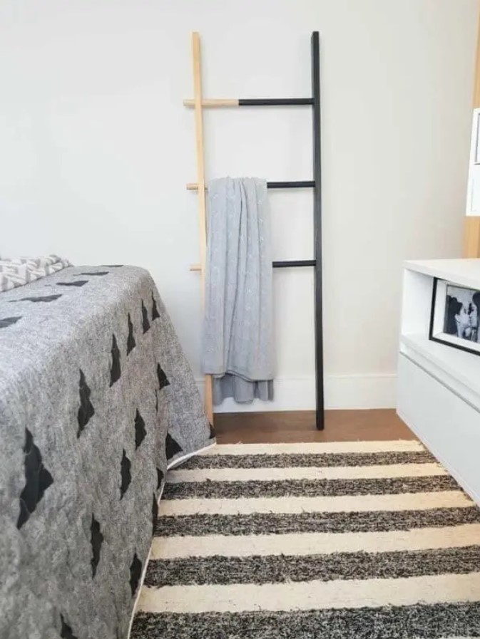 Decorative ladder: 50 ideas for decorating and organizing your home ...