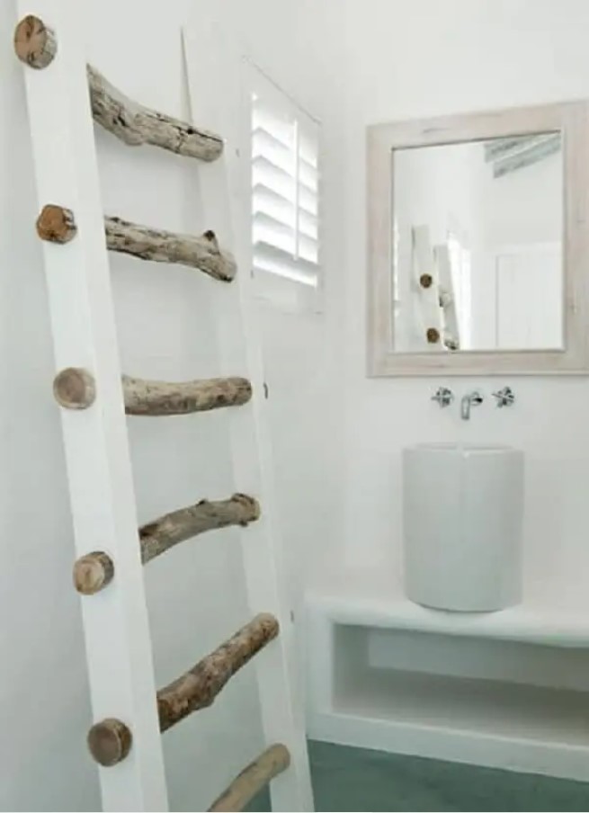 Decorative ladder: 50 ideas for decorating and organizing your home ...