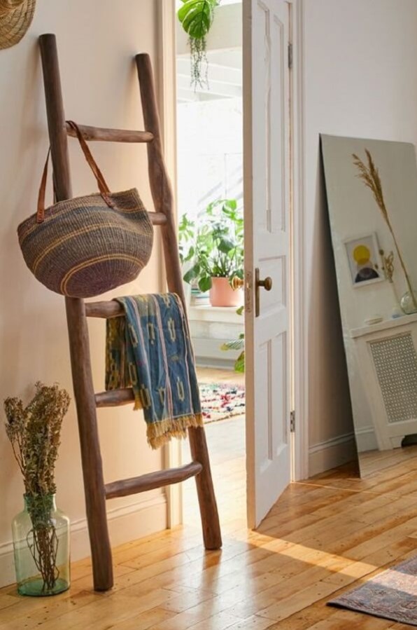 Decorative ladder: 50 ideas for decorating and organizing your home ...