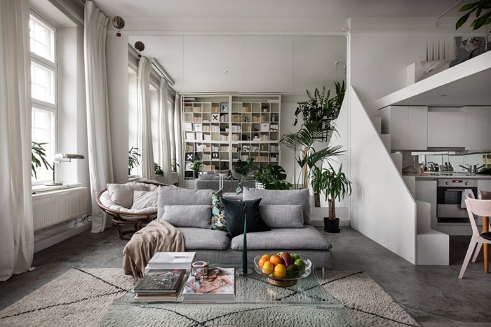 Kitchen in a studio: 40 ideas and golden rules for a successful design ...