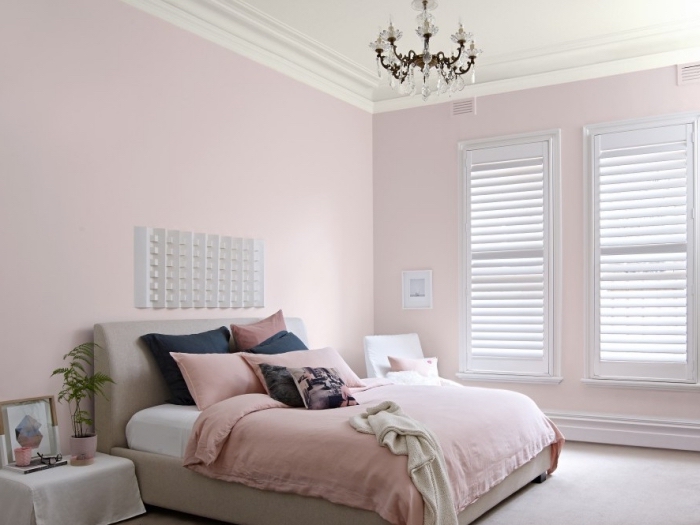 Refresh the walls of your home with the trendy powder pink color - 30 ...
