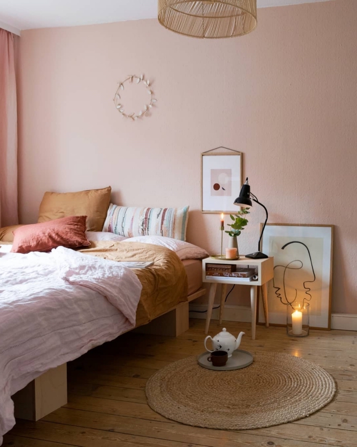 Refresh the walls of your home with the trendy powder pink color - 30 ...