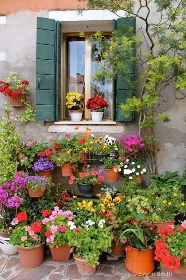 52 Beautiful ideas with dreamy flowers placed all over the house: doors ...