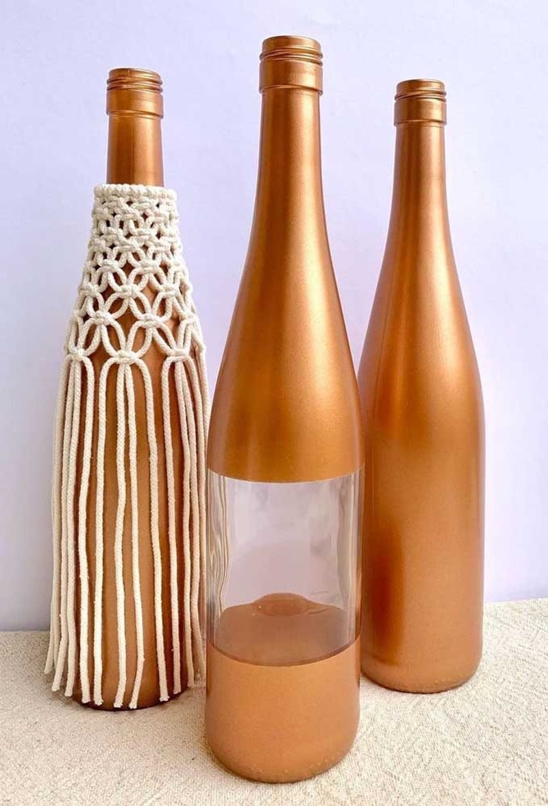 Bottles decorated with string: 34 super DIY ideas for inspiration | My ...