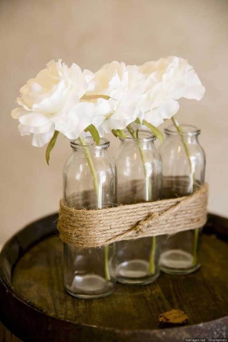 Bottles decorated with string: 34 super DIY ideas for inspiration | My ...