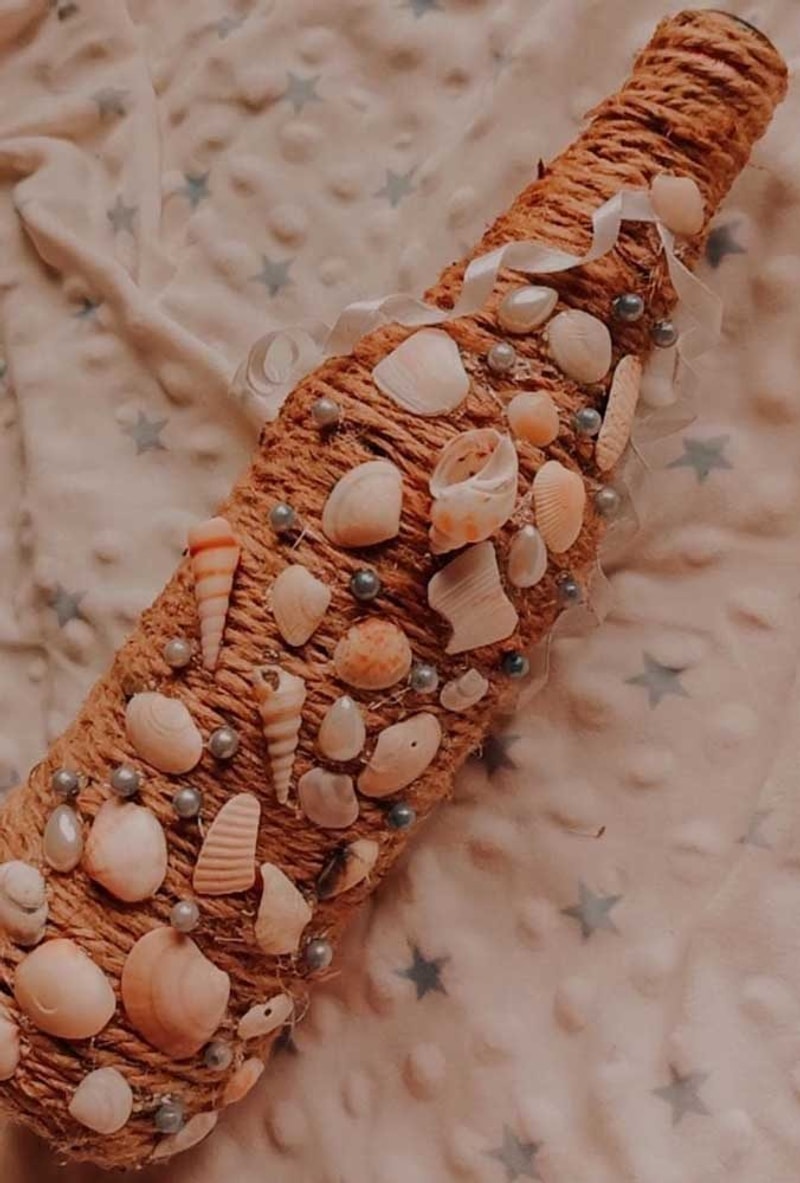 Bottles decorated with string: 34 super DIY ideas for inspiration | My ...