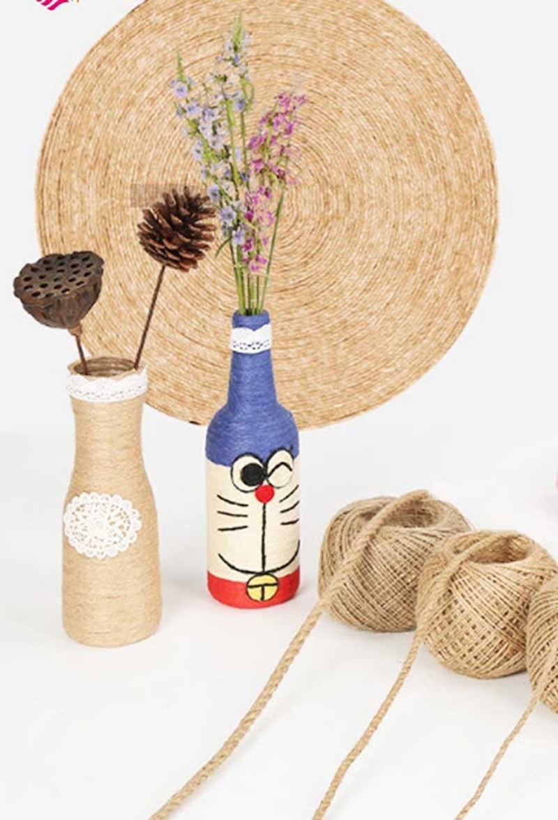 Bottles decorated with string: 34 super DIY ideas for inspiration | My ...