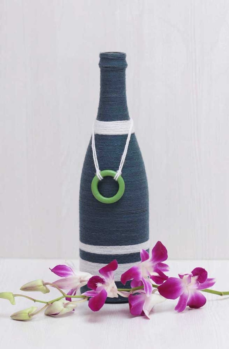 Bottles decorated with string: 34 super DIY ideas for inspiration | My ...